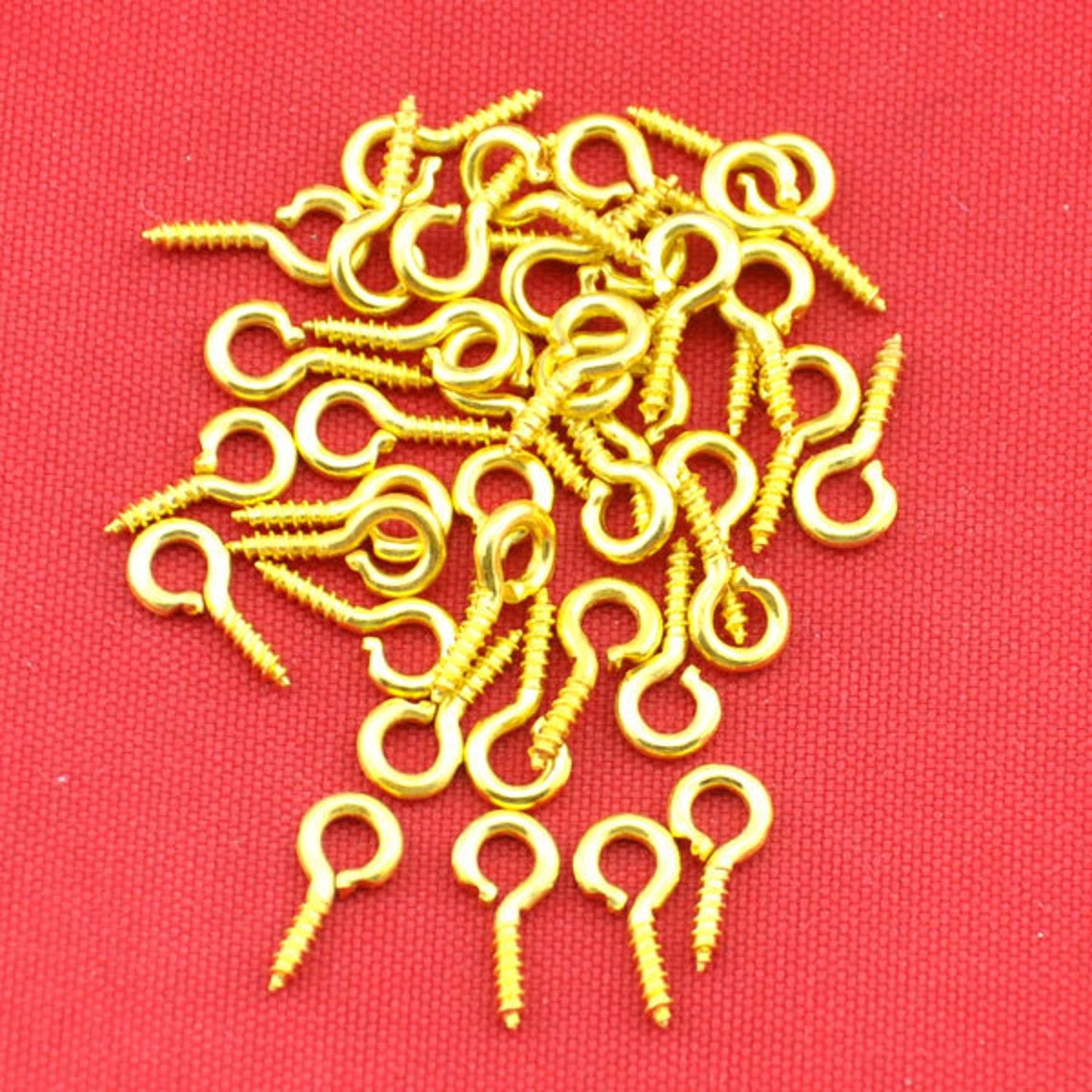 4x10mm/4x8mm 400pcs Gold Plated/white K Eye Pin Screw in Pins | Etsy