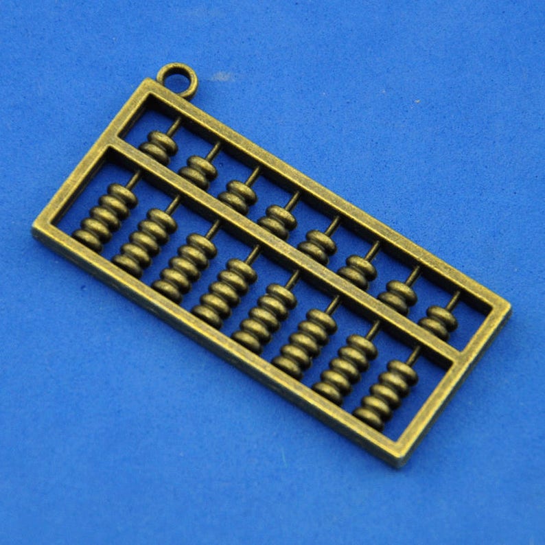 5pcs Abacus Charms Antique Silver /antique Bronze Abacus Charm - Etsy
