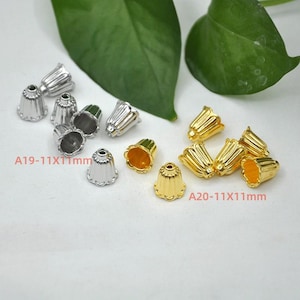 Caps Beads,tassel Caps, End Beads,jewelry Making,beading Caps,diy ...