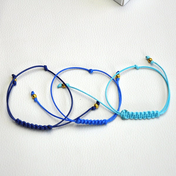 Wax String Bracelet - Etsy