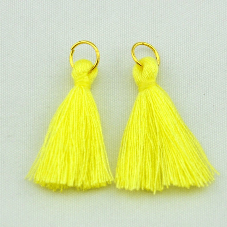 19 Color Mini Tassels DIY Craft Supplies Jewelry Tassels | Etsy