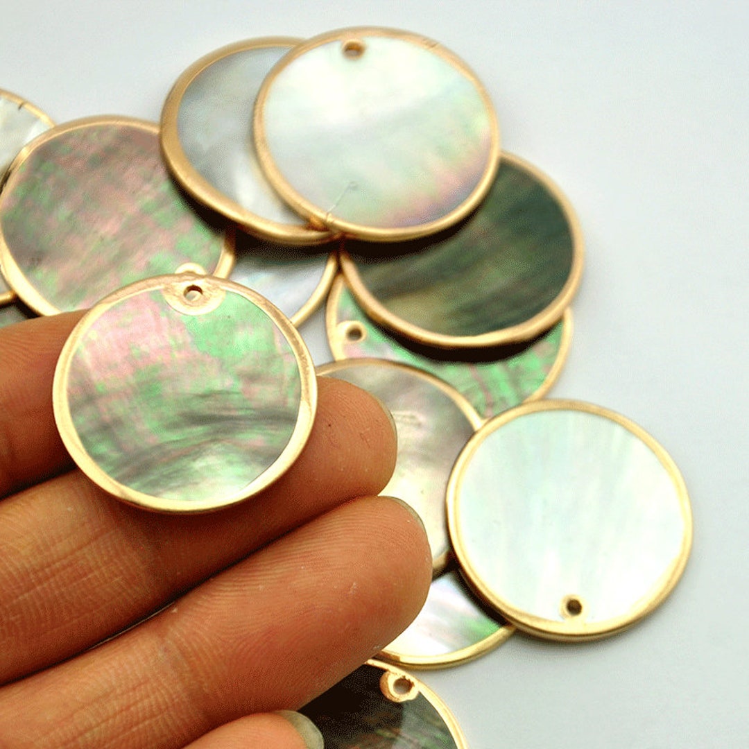 25mm Diameter Mother of Pearl Round Shell,pearl Shell Round Shape ...