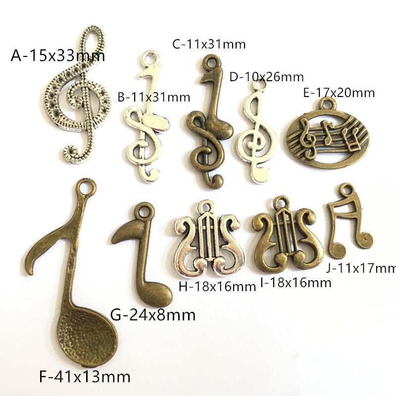 Musical Charms - Etsy UK