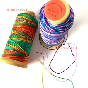 Silk Beading Knotting Thread Cord Bead String 0.4mm-600 Meter/0.6mm-350 ...