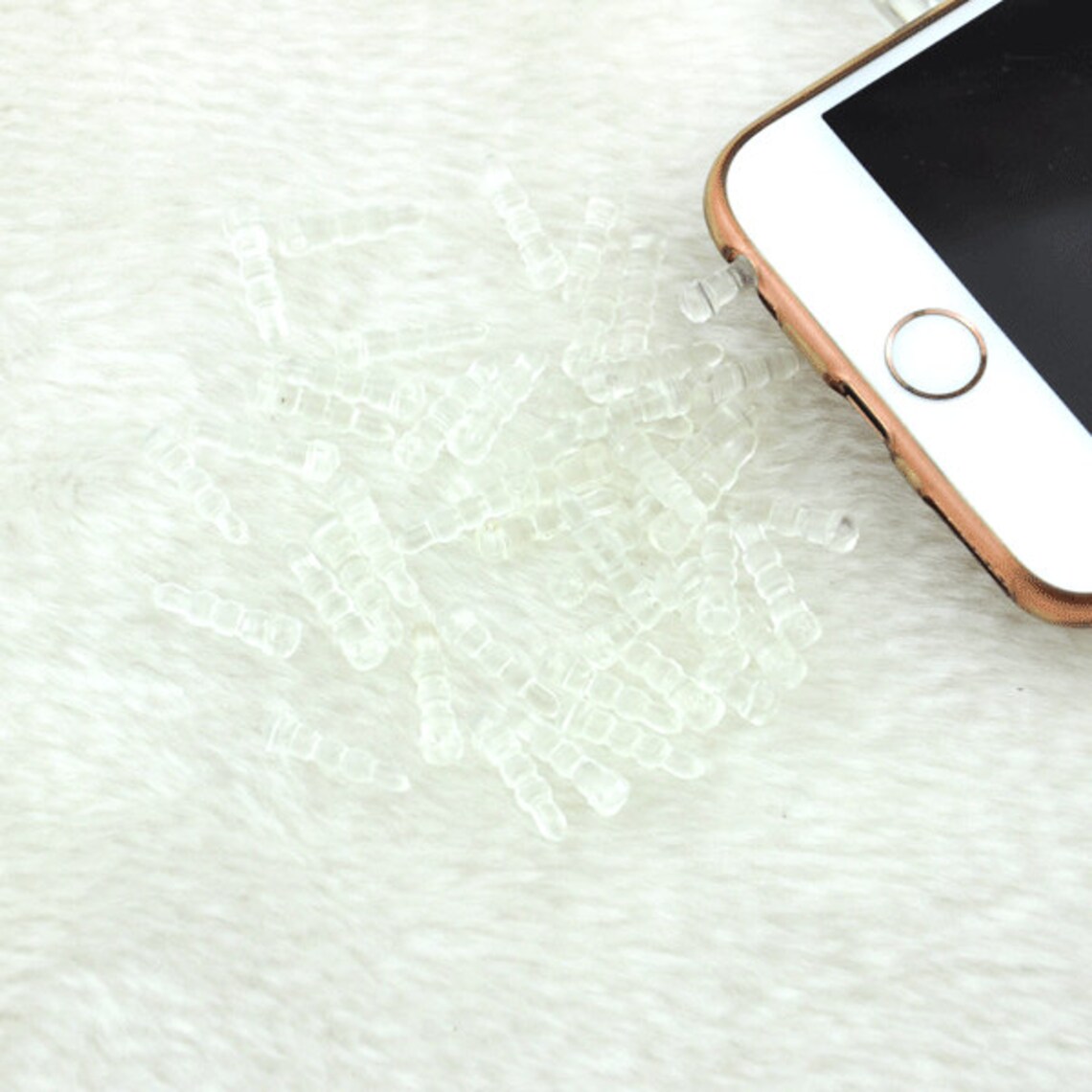 100pcs Cell Phone Plug With Hole Three Color Set Black - Etsy