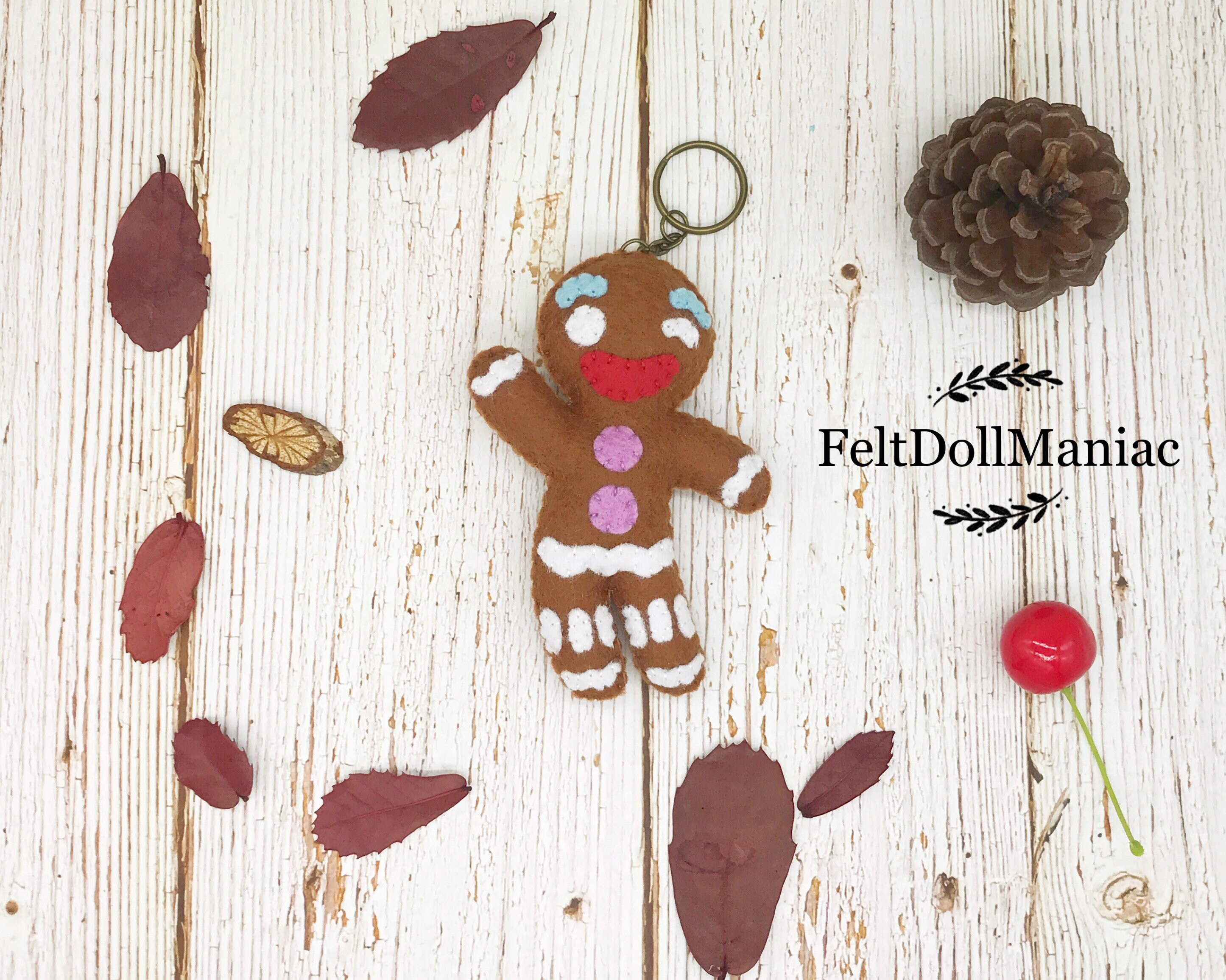 PDF Pattern and Tutorial. Gingerbread Man. Felt Doll. - Etsy