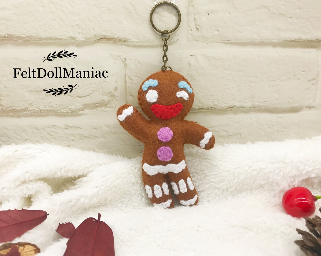 PDF Pattern and Tutorial. Gingerbread Man. Felt Doll. Christmas Pattern ...
