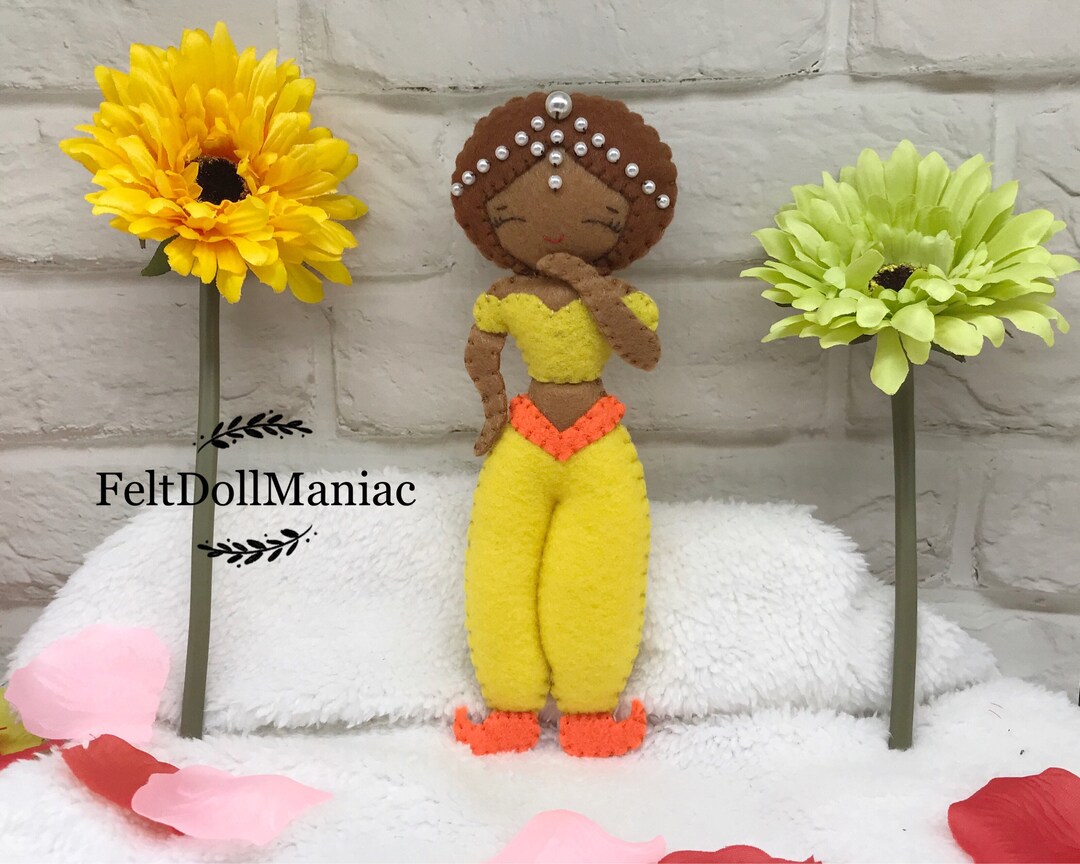 Arab Princess Doll. Felt Doll. PDF Pattern & Tutorial. Dolls of the ...