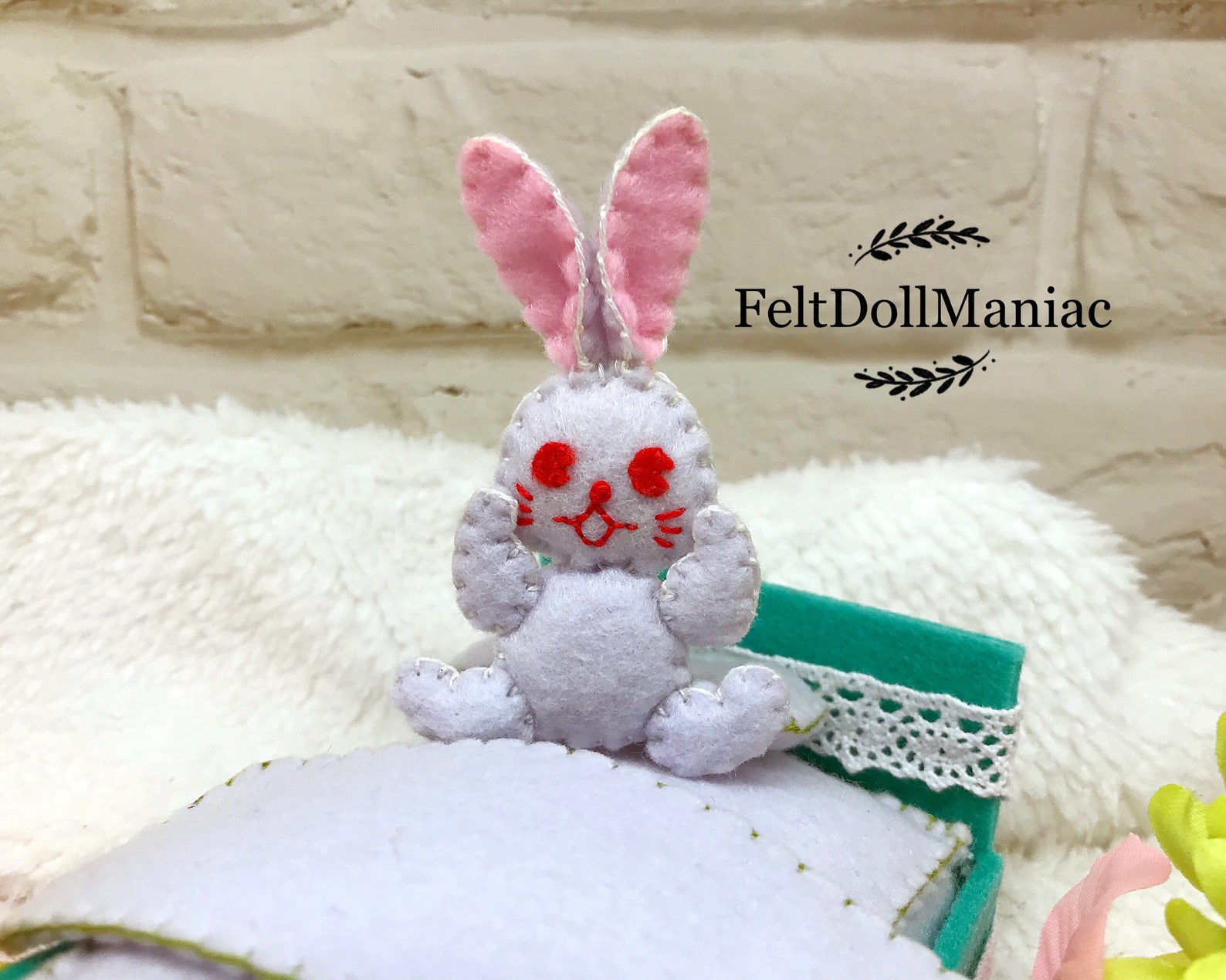 Nighty-night. Mrs. Rabbit and Baby Rabbit. Easter Bunny. Felt - Etsy