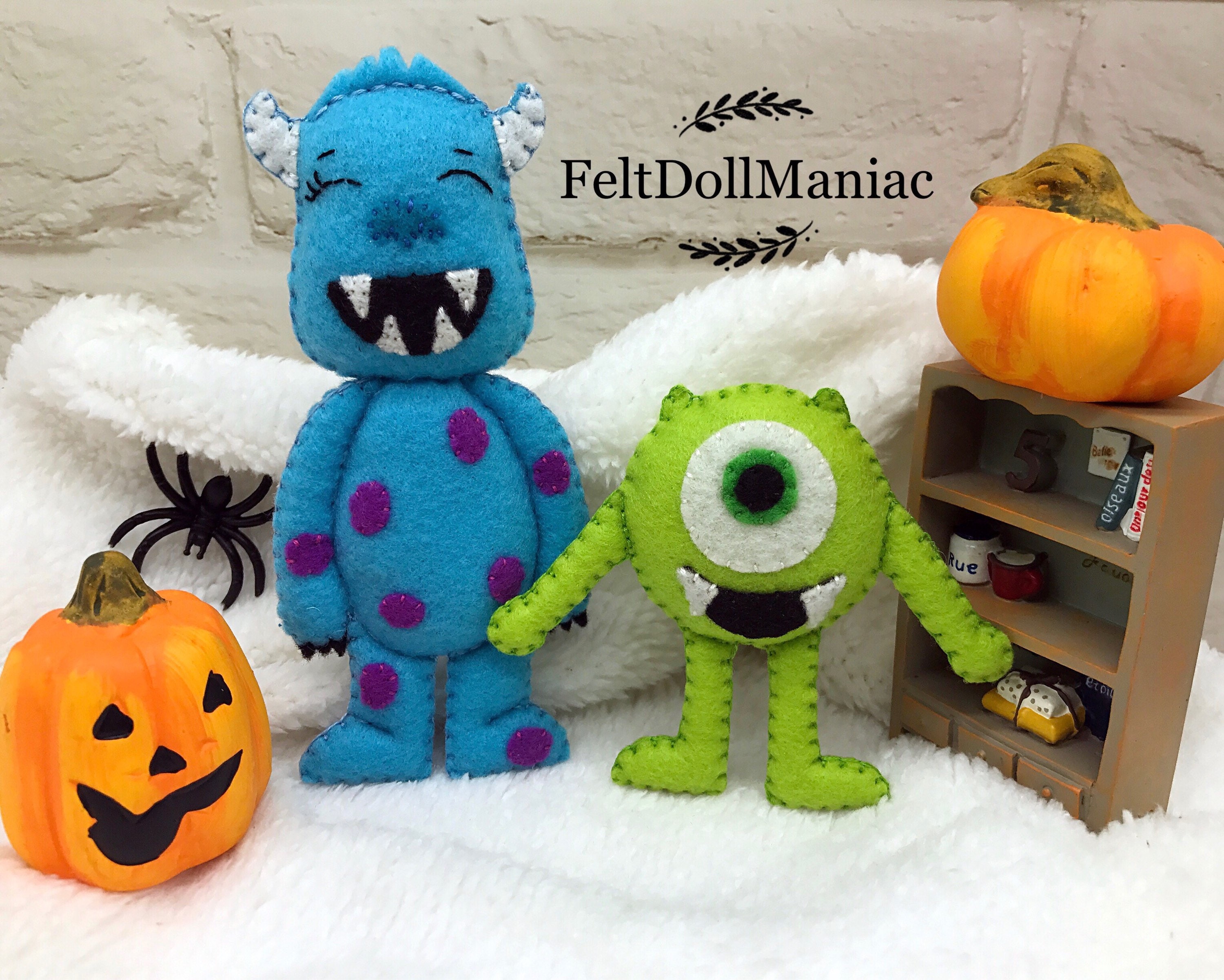 Monsters. Felt Doll. PDF Pattern and Tutorial. Adapted from | Etsy