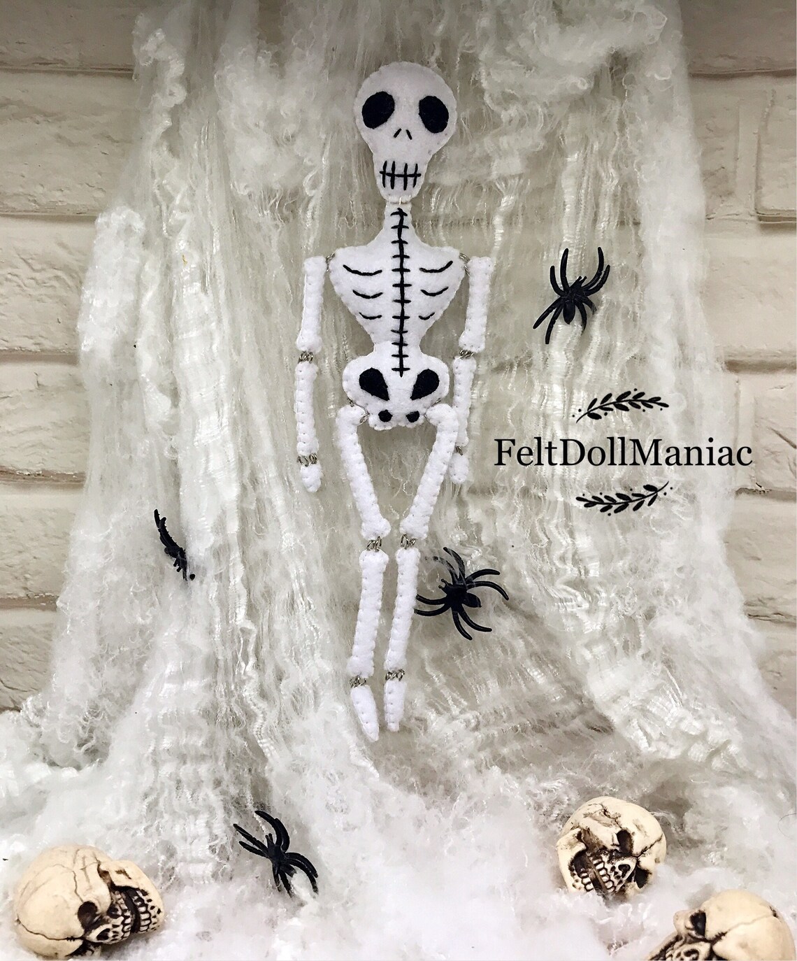 Felt Pattern. Skeleton Doll. PDF Pattern and Tutorial. - Etsy