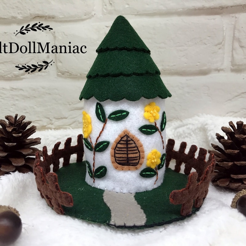 Felt House Pattern - Etsy