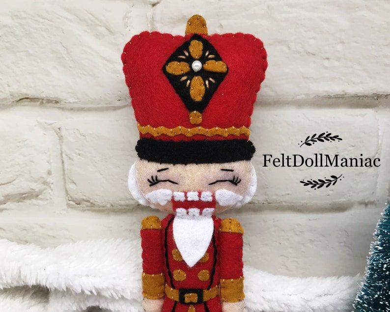 PDF Pattern. Nutcracker Doll. Felt Doll. PDF Tutorial. | Etsy