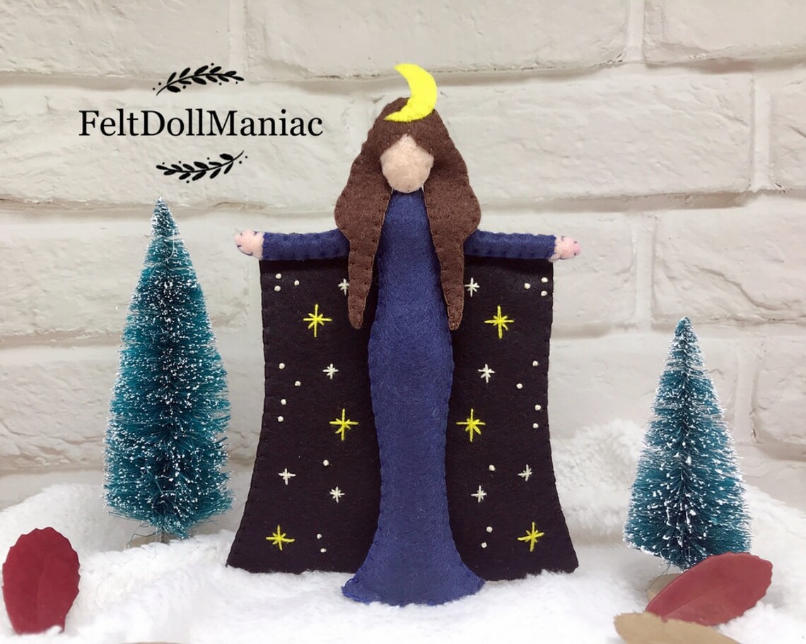 Felt Doll Pattern. Moon Fairy. PDF Pattern and Tutorial. - Etsy