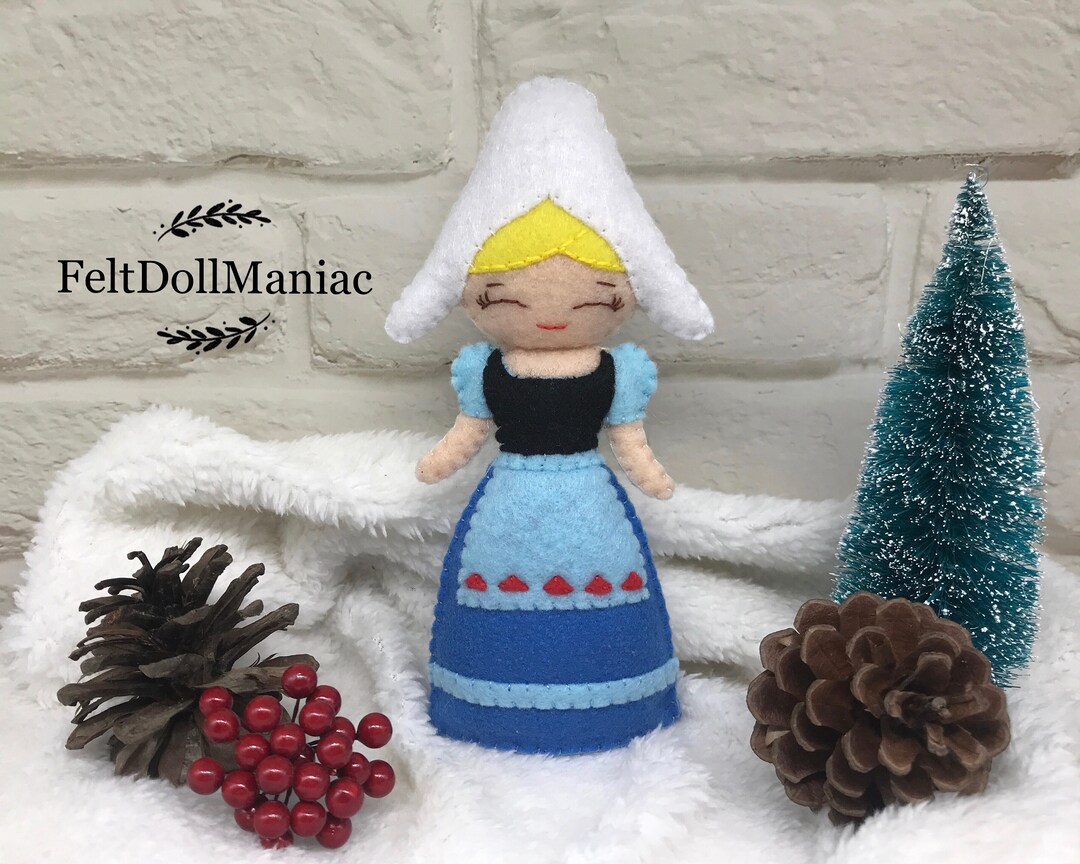 PDF Pattern and Tutorial. Dutch Girl Doll. Felt Doll. - Etsy