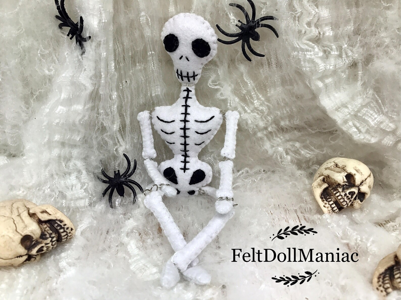 Felt Pattern. Skeleton Doll. PDF Pattern and Tutorial. | Etsy
