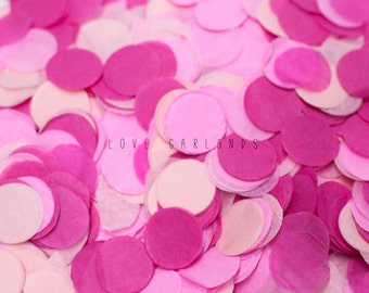 Hot pink confetti | Etsy