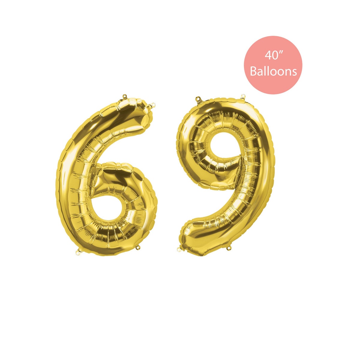 69 Gold Number Balloon 69 Gold Balloons Gold 69 Balloon | Etsy