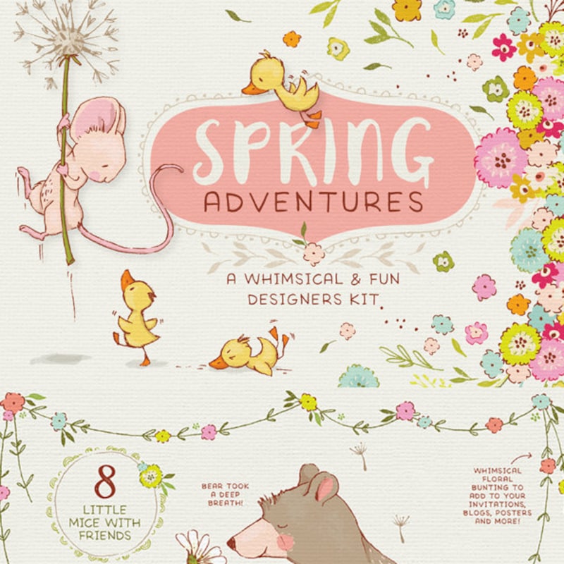 Spring Animals - Etsy