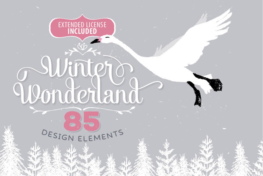 Winter Wonderland: PNG Clipart / Whimsical Clip Art / Commercial Use ...