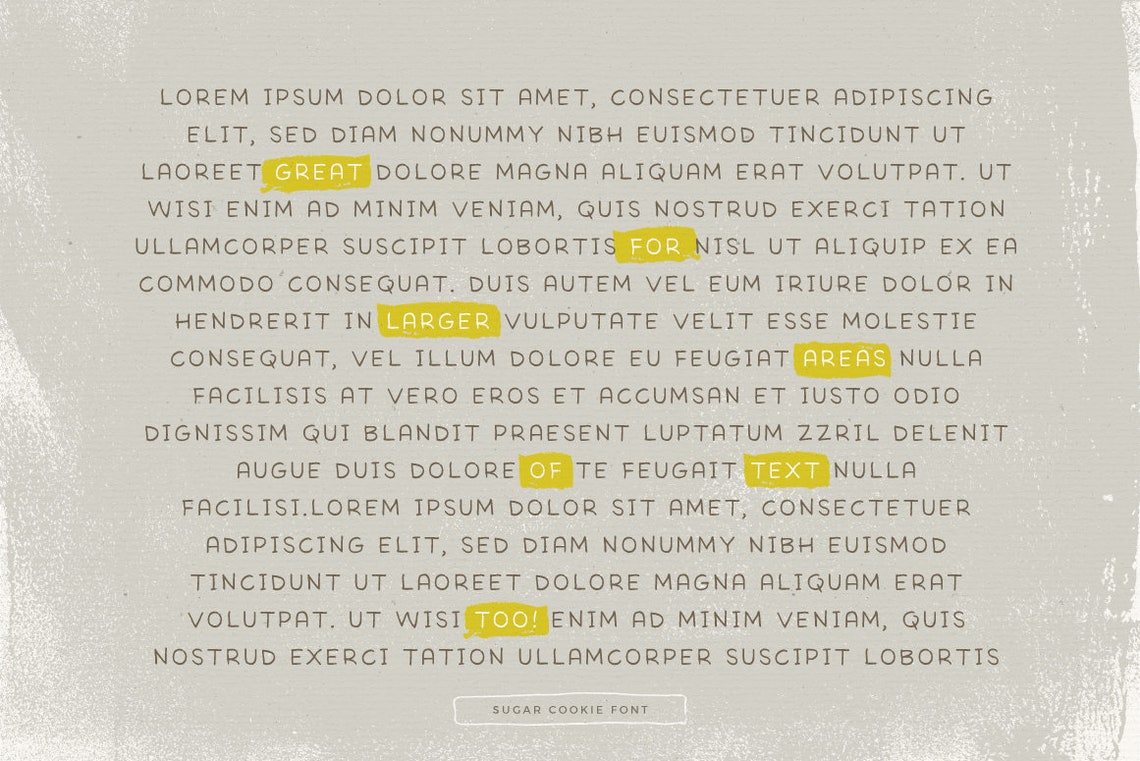 Sugar Cookie SVG Font: Hand-lettered San Serif - Etsy