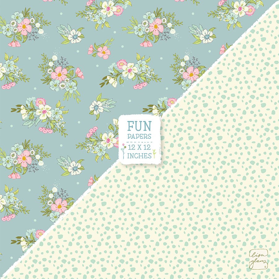 Spring Abundance Printable Papers Spring Digital Download | Etsy