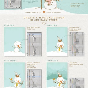 Winter Clipart Snowman, Christmas Clip Art, Build a Snowman Printable ...