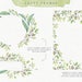 Watercolor Leaf Clipart Bundle, Green Watercolor Leaf Wreath, Wedding ...