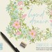 Spring Floral Frames Clipart Set: Hand Drawn Floral Frames - Etsy
