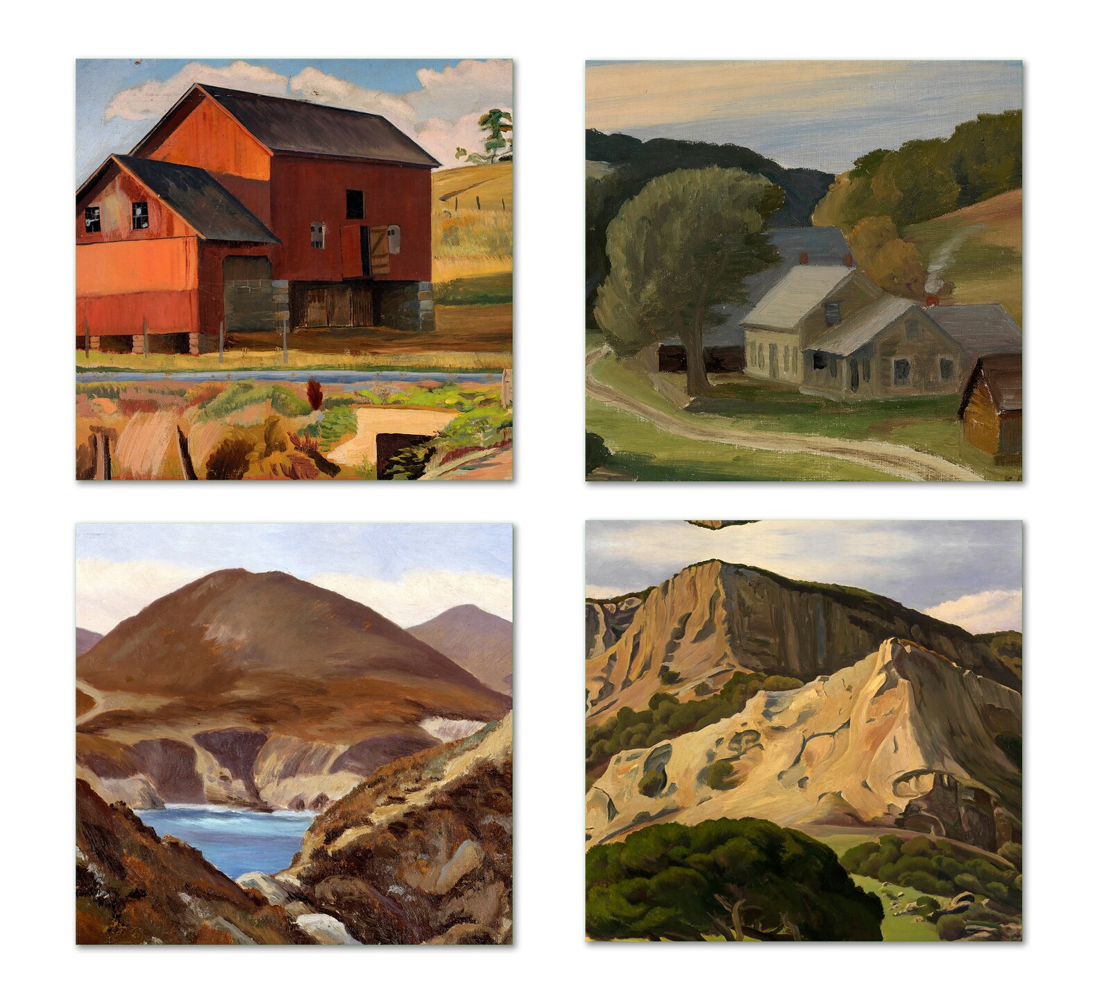 Edward Bruce Painting Placemats for Round Tables Tactile - Etsy