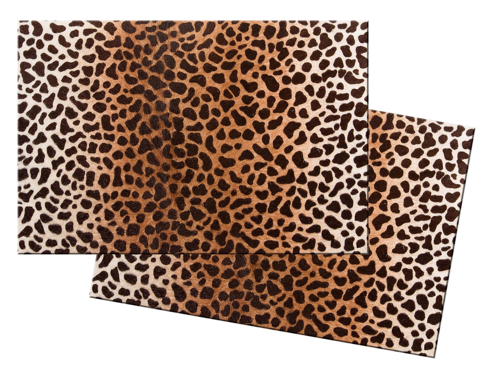 Leopard Wedge Placemats for Round Tables Tactile Basket - Etsy