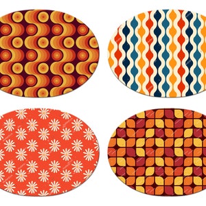 Retro Placemats Tactile Basket Texture Turned Hem Edge , Waterproof ...