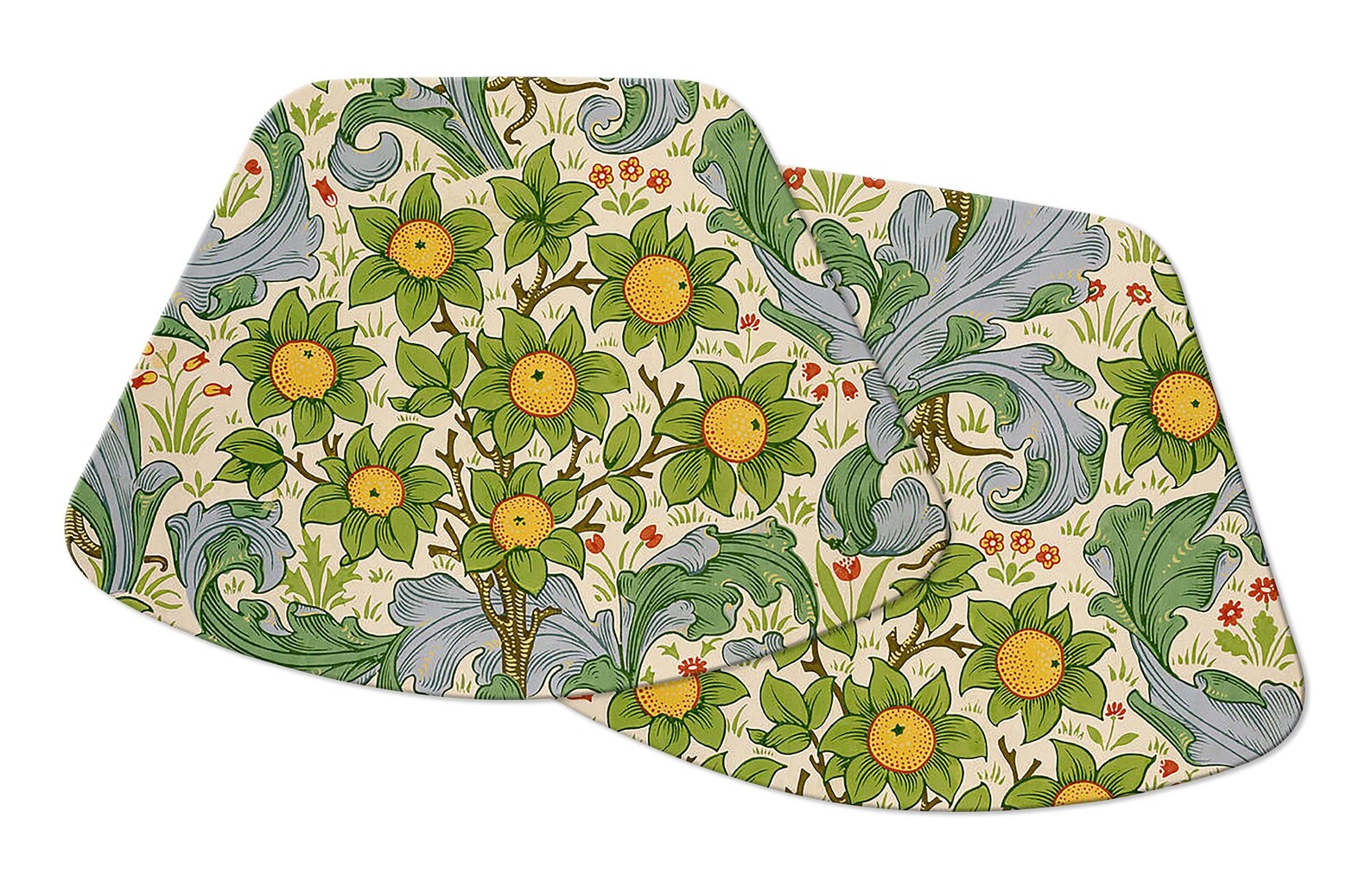 William Morris Orchard Wedge Placemats For Round Tables | Etsy