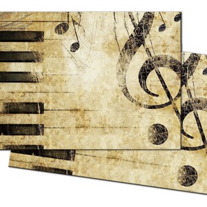 Music Note Round Oval Wedge Placemats for Round Tables Tactile Basket ...