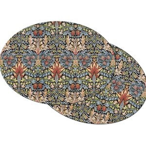 William Morris Snake Head Wedge Placemats for Round Table Tactile ...