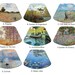 Claude Monet Wedge Placemat for Round Tables Tactile Basket - Etsy