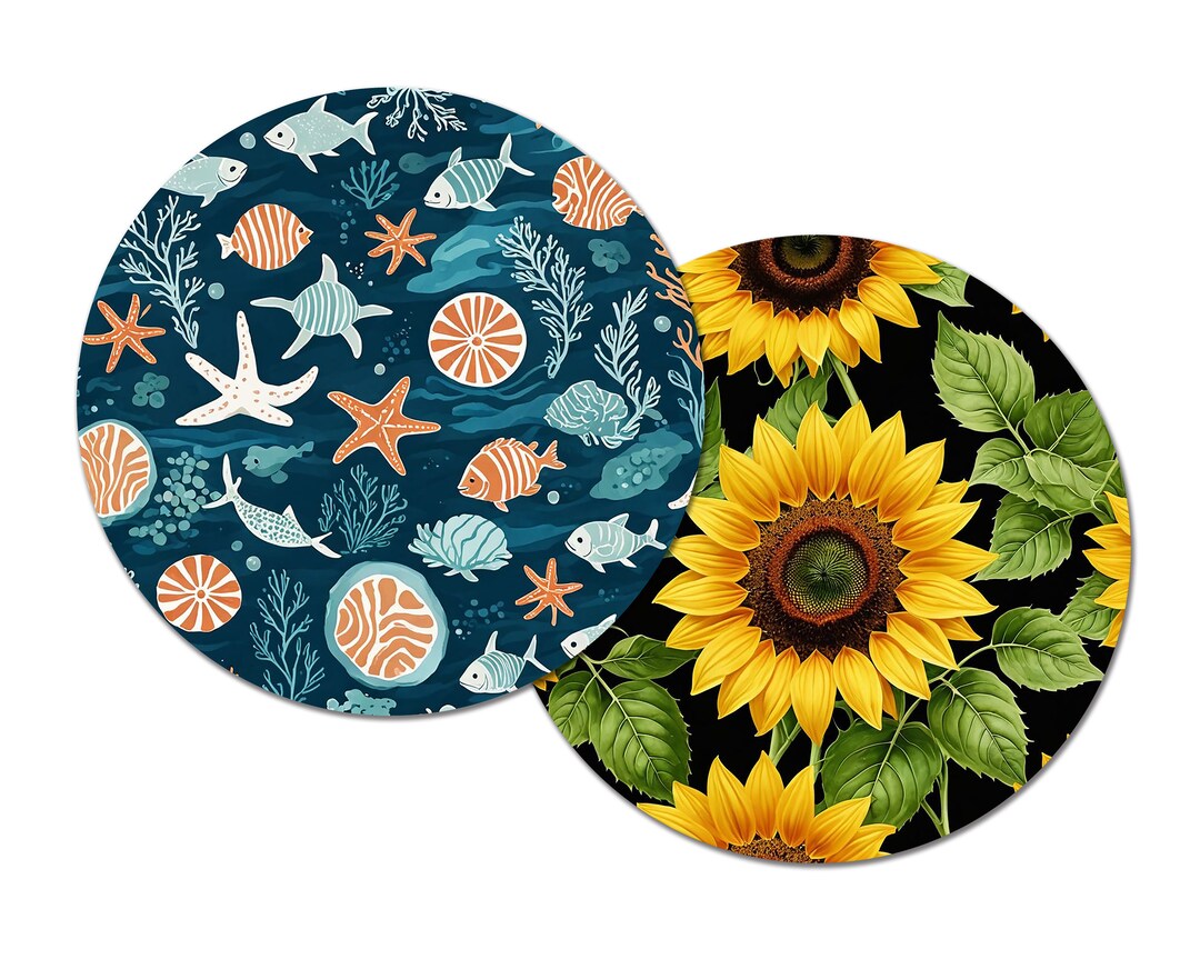 Design Your Own Placemats AI Generated Images for Round Table Tactile ...