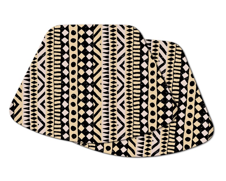 Rustic Aztec Tribal Wedge Placemats for Round Table Tactile - Etsy