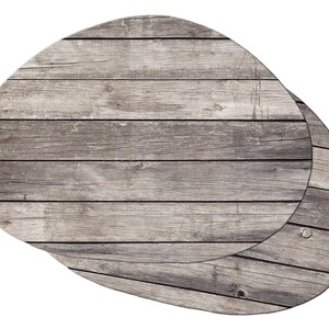 Weathered Grey Wood Placemats for Round Table Tactile Basket Texture ...
