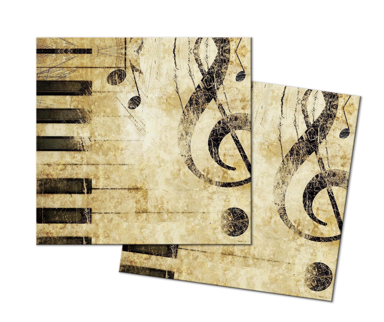 Music Note Round Oval Wedge Placemats for Round Tables Tactile - Etsy