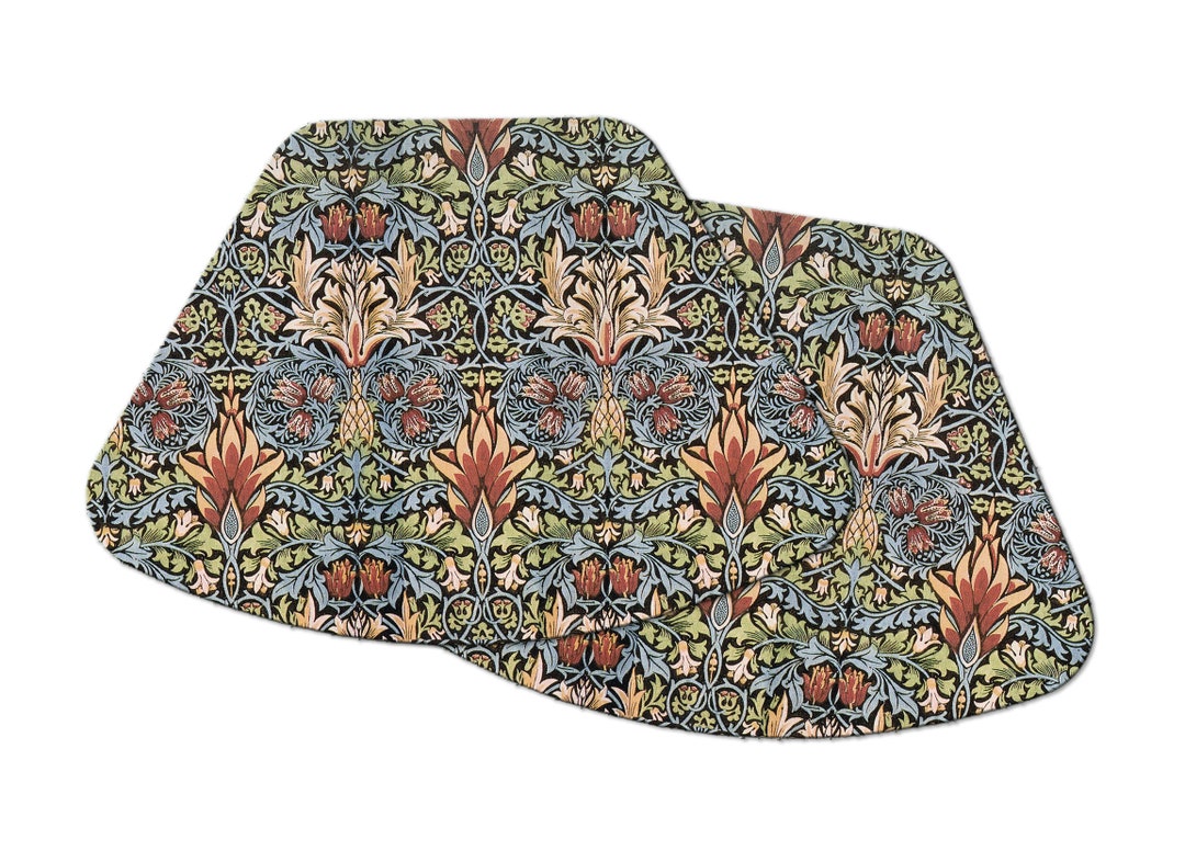 William Morris Snake Head Wedge Placemats for Round Table Tactile ...