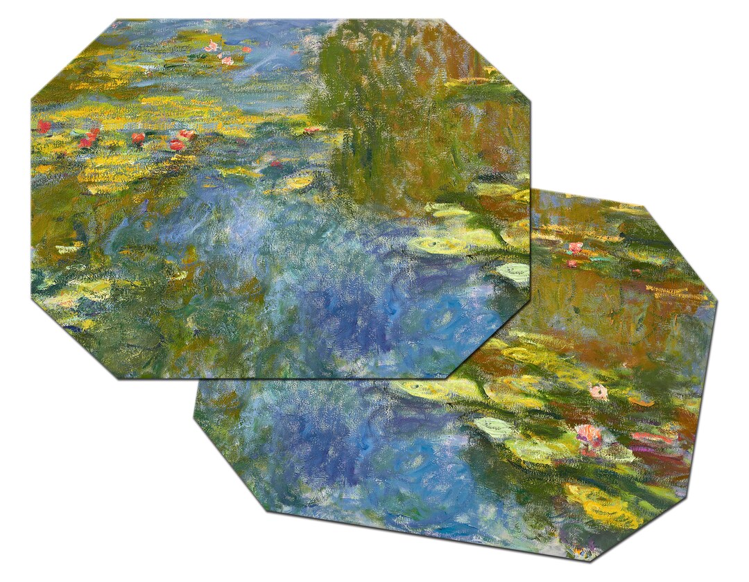 Monet Water Lily Placemat Le Bassin Aux Nymphéas for Round Tables ...