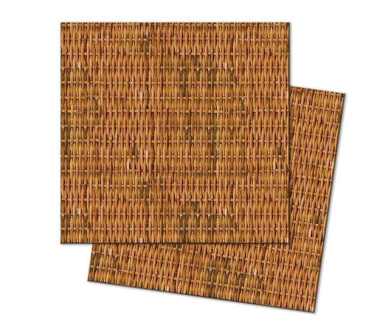 Faux Wicker Rattan Round Oval Placemats for Round Tables - Etsy