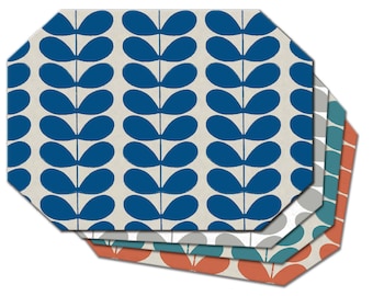 William Morris Snake Head Wedge Placemats for Round Table Tactile ...