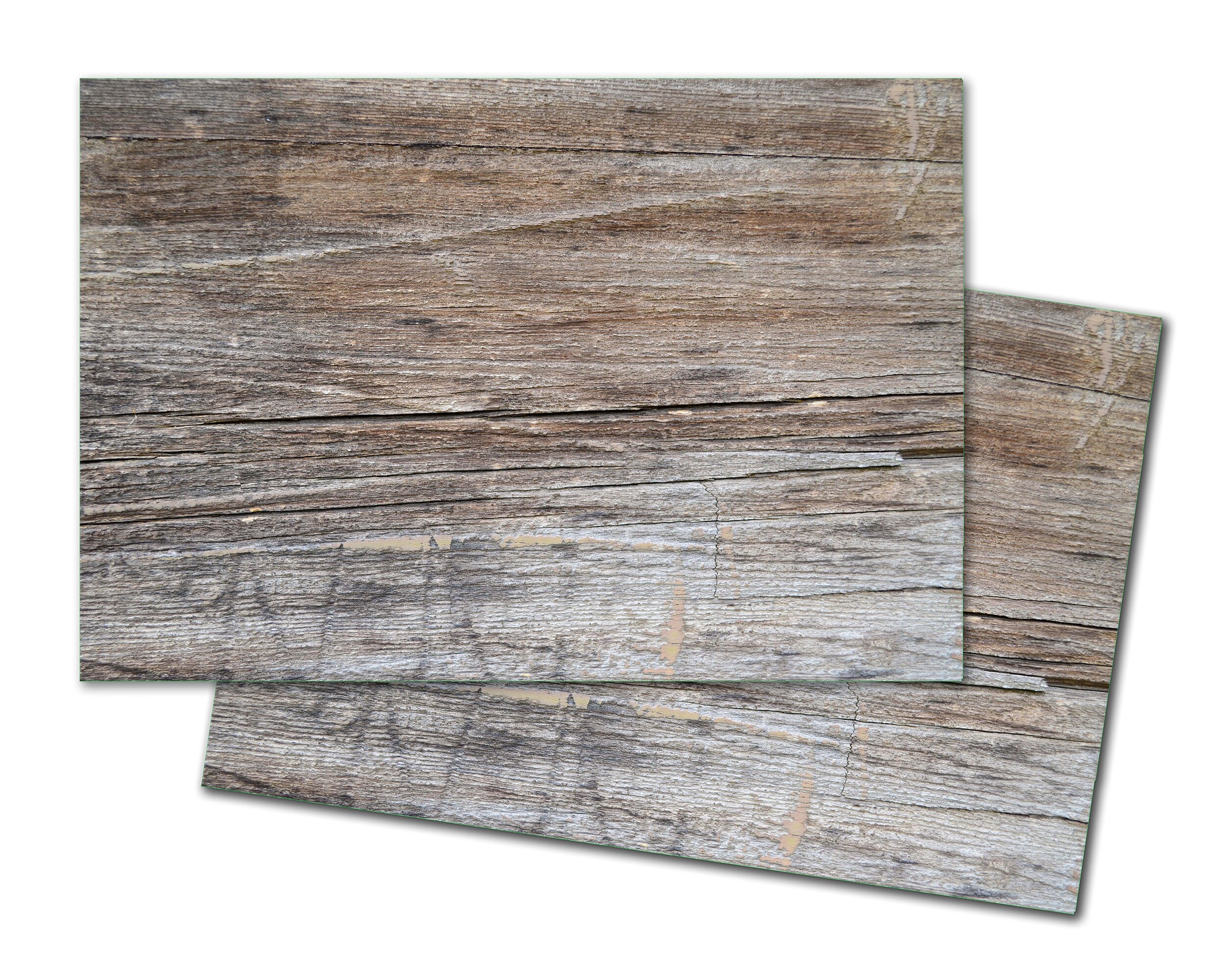 Faux Weathered Grey Wood Wedge Placemats for Round Table - Etsy
