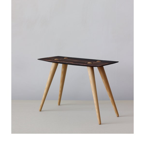 Black Japandi Stool - Etsy