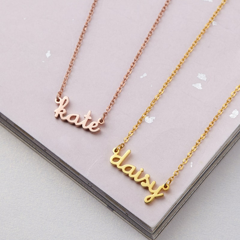 Girls Name Necklace - Etsy
