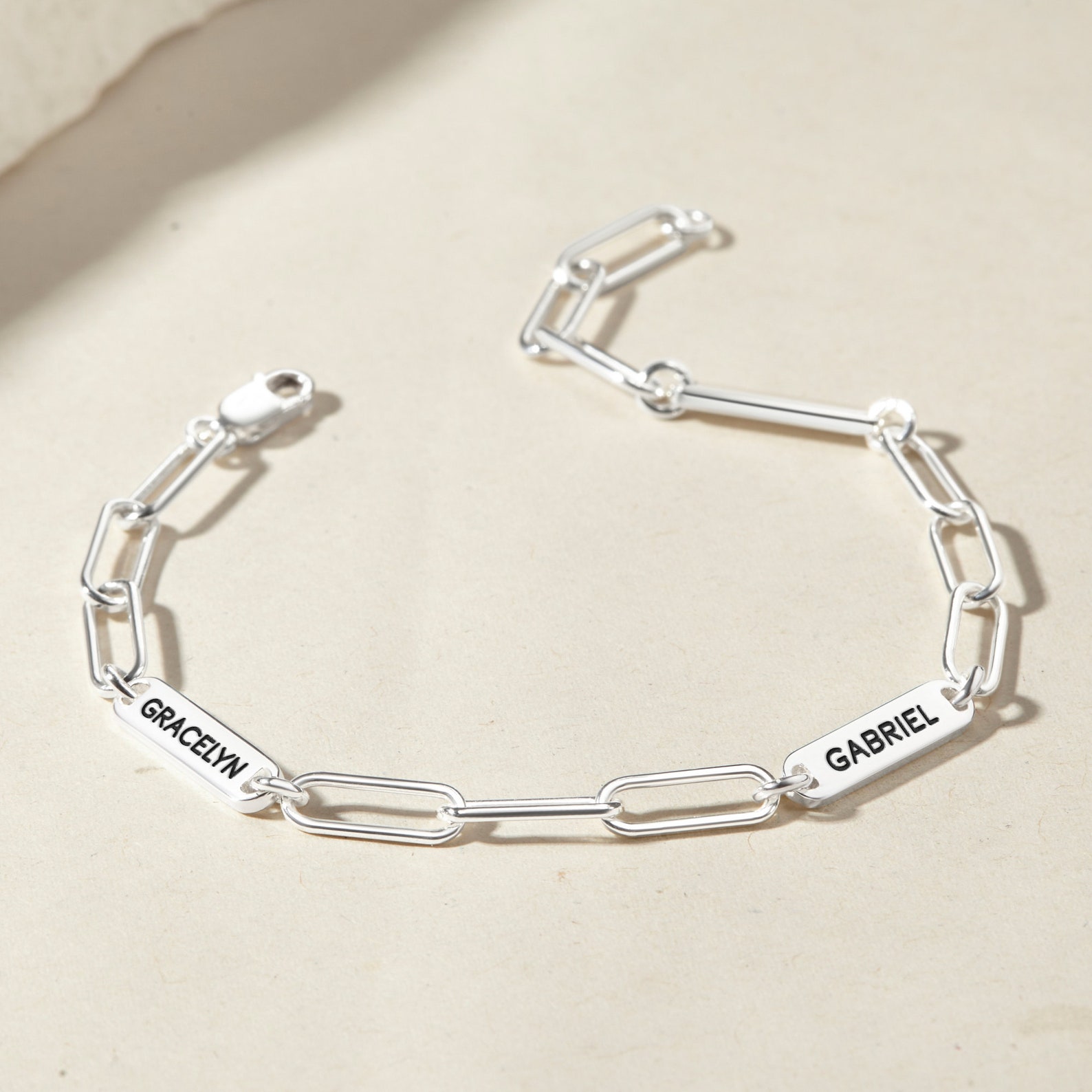 Multiple Name Bracelet, Custom Mothers Day Gift, 3 Name Bracelet for ...