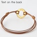 GPS Bracelet Leather Coordinates Bracelet Leather Bracelet Personalized ...