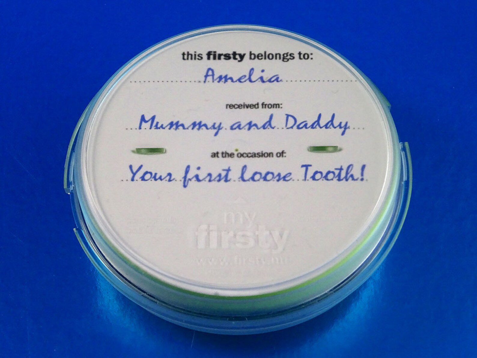 First Tooth Box firsty Round yellow Baby Boy/girl - Etsy Canada